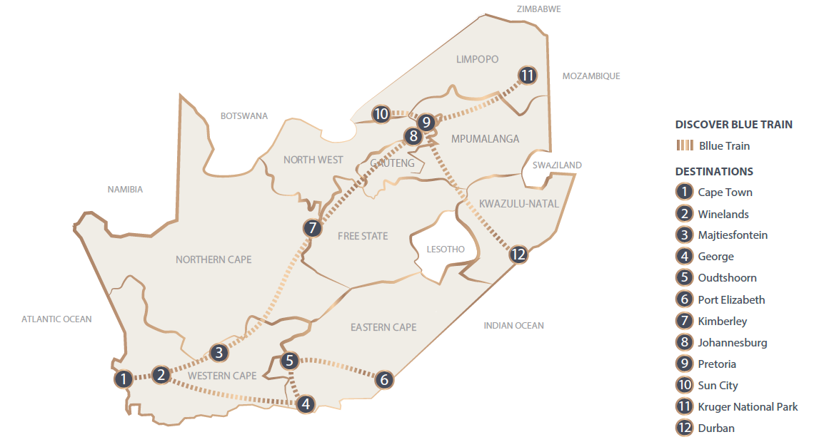 LUXURY TRAINS - Blue Train - ADORE Africa